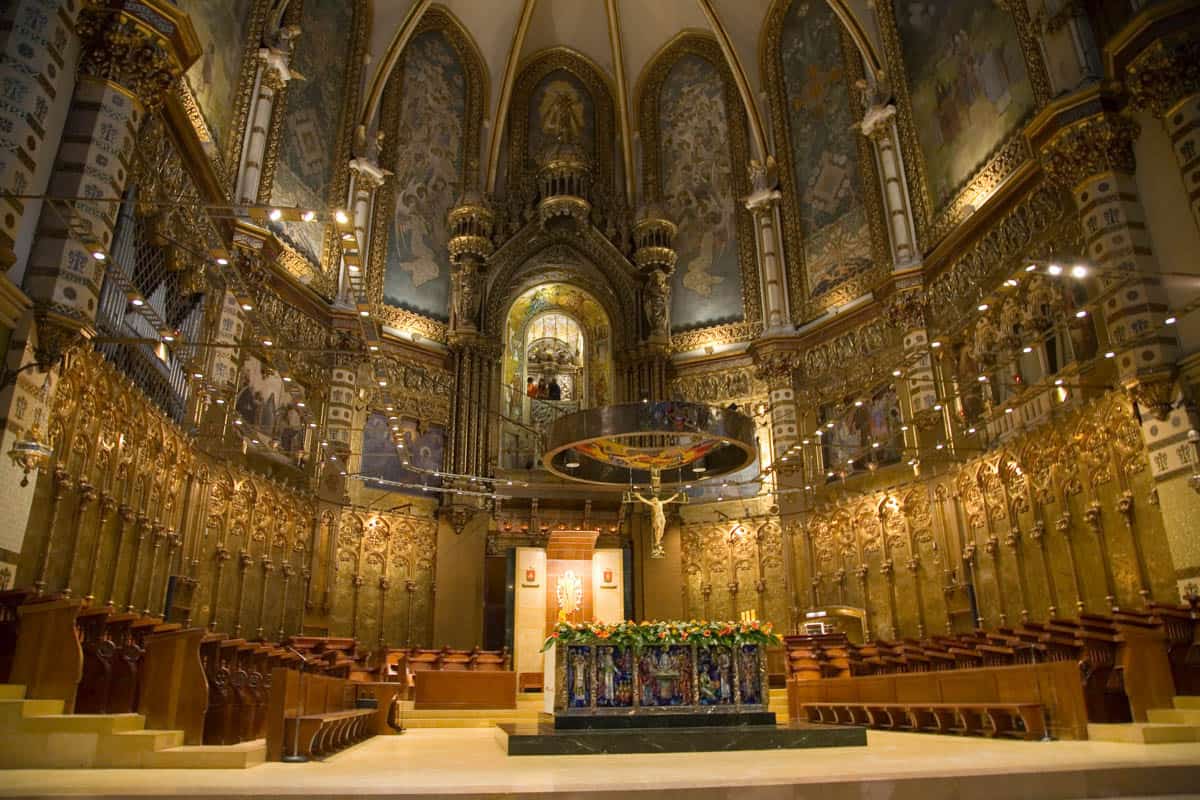 Montserrat Monastery, Spain (Santa Maria de Montserrat Abbey in Catalonia)