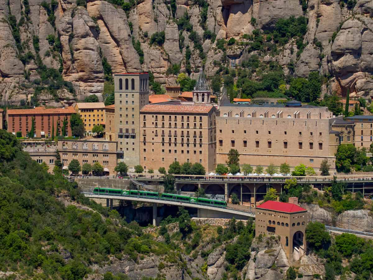 Montserrat Monastery, Spain (Santa Maria de Montserrat Abbey in Catalonia)