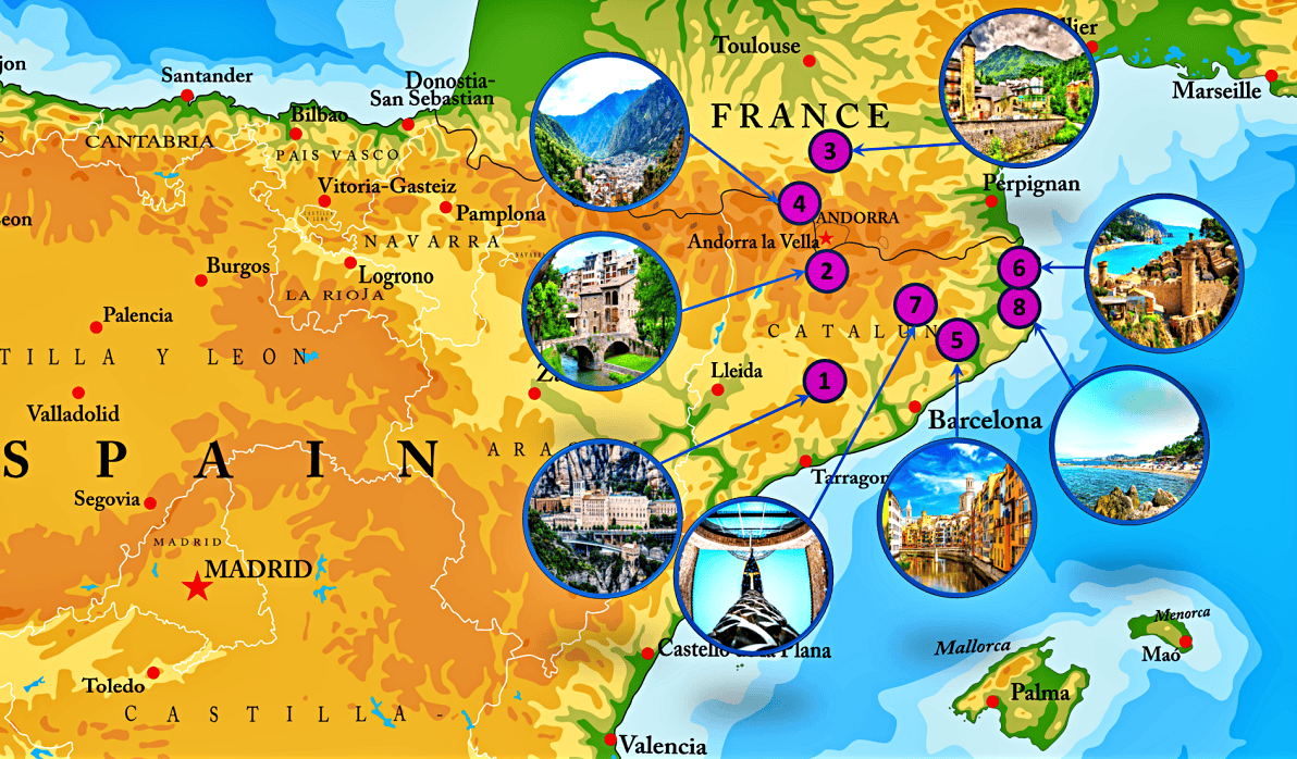 5 Best Day Trips from Barcelona, Spain! - Montserrat Monastery Website